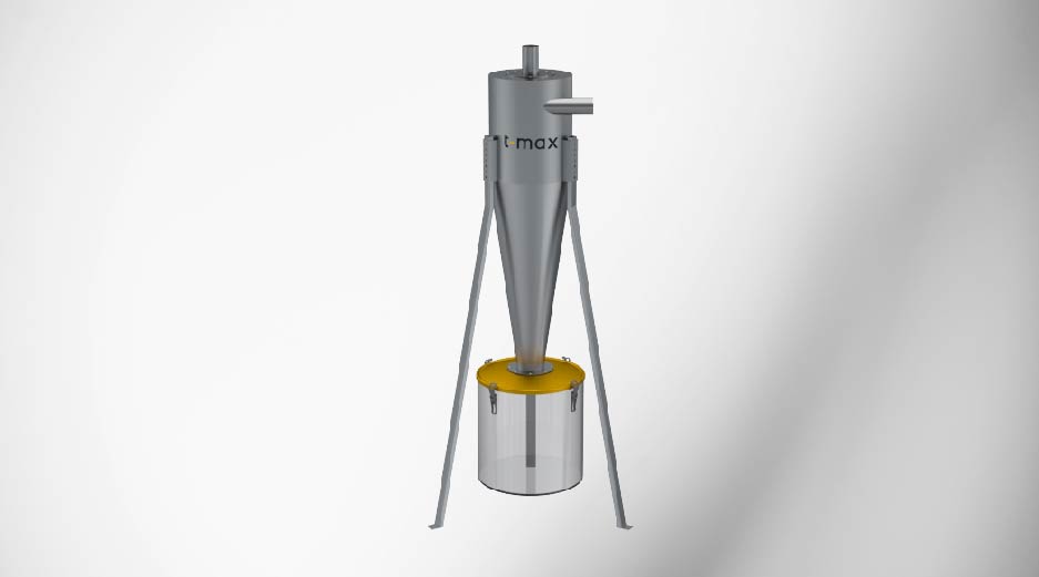 Raw Material Dust Collection Cyclones - T-MAX Process and Equipment